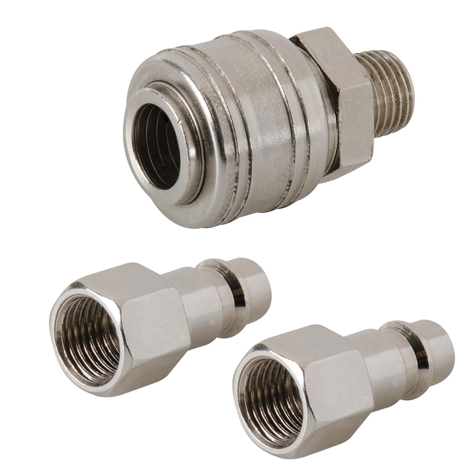 Euro Compressor Air Line Tool 1/4" BSP Bayonet Female Quick Coupler Ma ...